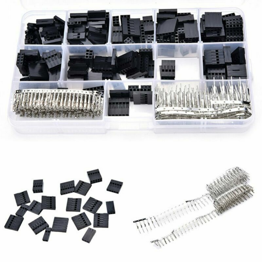 620x Male Dupont Wire Header Connector Crimp Pin Housing Kit Female ...