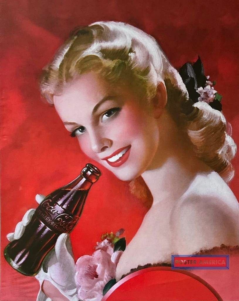 Vintage Coca Cola Plakat Coca Cola, Your Thirst Takes Wings Van