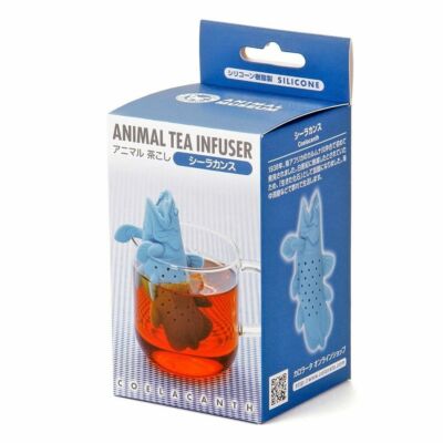 COLORATA Silicon Animal Tea Infuser Strainer Coelacanth 4 x 11.2 x 5.7 ...