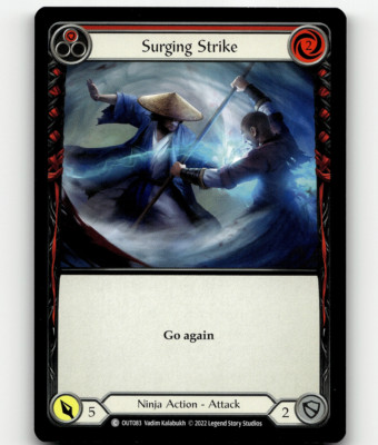 Flesh And Blood Surging Strike (Red) Outsiders Common | eBay