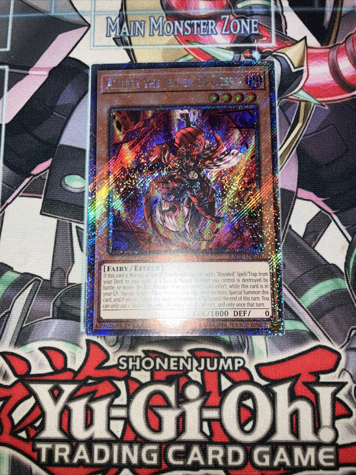 Aluber The Jester Of Despia Platinum Secret Rare RA02-EN016 Yugioh ...