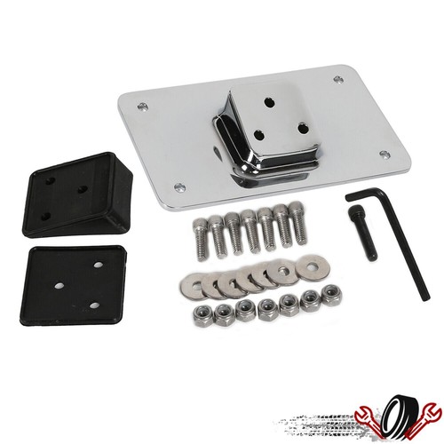 License Plate Laydown Mounting Bracket Kit For Harley Sportster Dyna ...