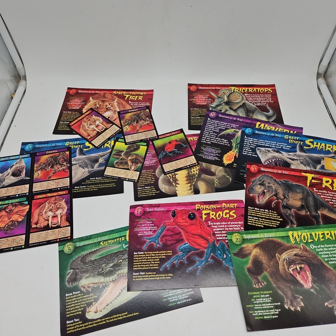 10+ Card Lot 2004 Weird n Wild Creatures Trading Cards Info Card | eBay