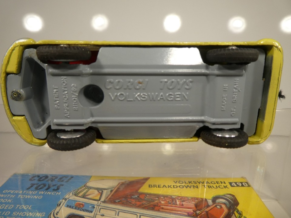 Corgi Toys 490 Volkswagen Breakdown Truck Vintage Boxed Original ...