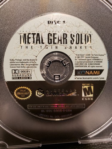 Metal Gear Solid: The Twin Snakes - Disc 1 Only - Nintendo GameCube ...