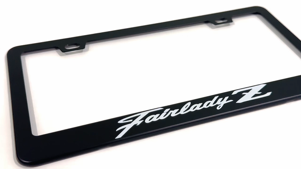 Glow In The Dark License Plate Frame "Black Stainless Steel" Halloween ...