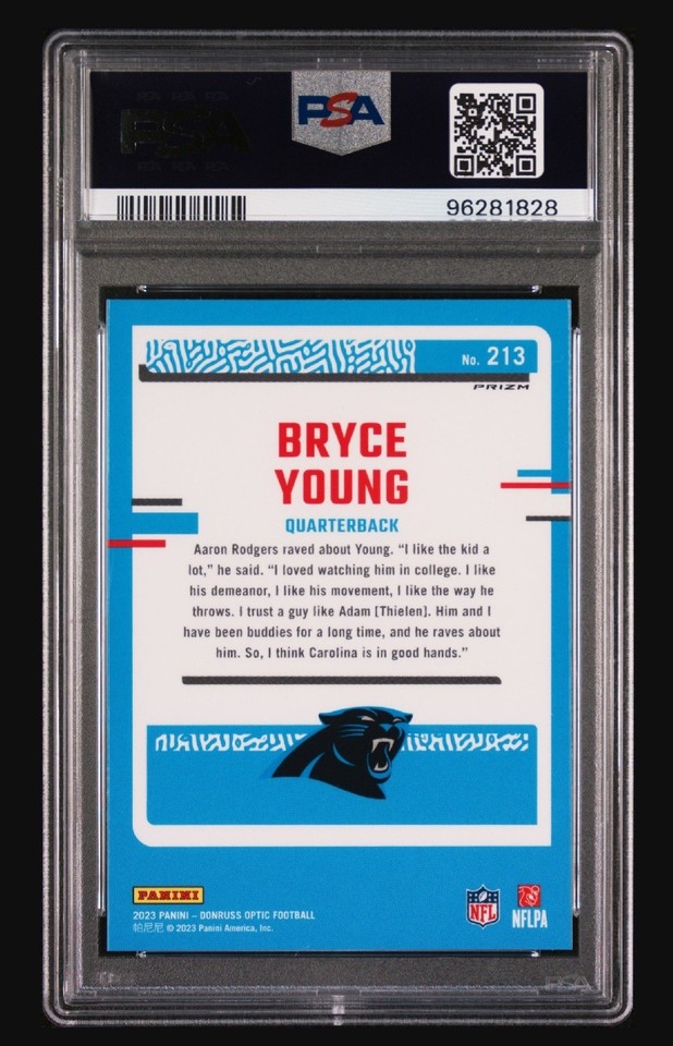 2023 Donruss Optic Bryce Young Rated Rookie Rocket Emoji 🚀 PSA 10 💎 SSP ...