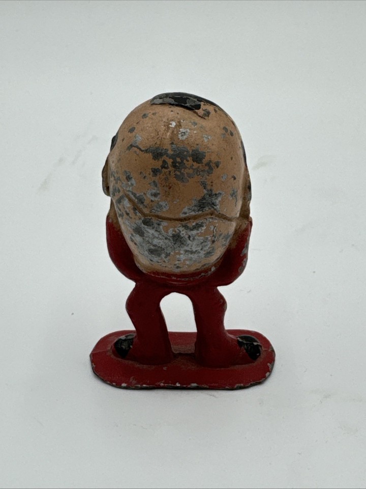 Vintage Metal Humpty Dumpty Man Head Tommy Toy Cast Tin Toy Antique Egg ...