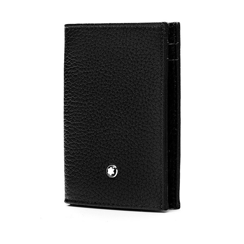 Montblanc Soft Grain Leather 4CC Card Holder Case Cover Wallet Purse ...
