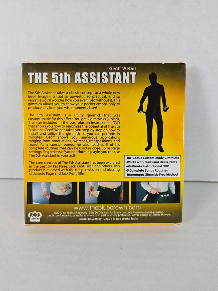 The 5th Assistant by Geoff Weber DVD and gimmick (NOS) - magic trick | eBay