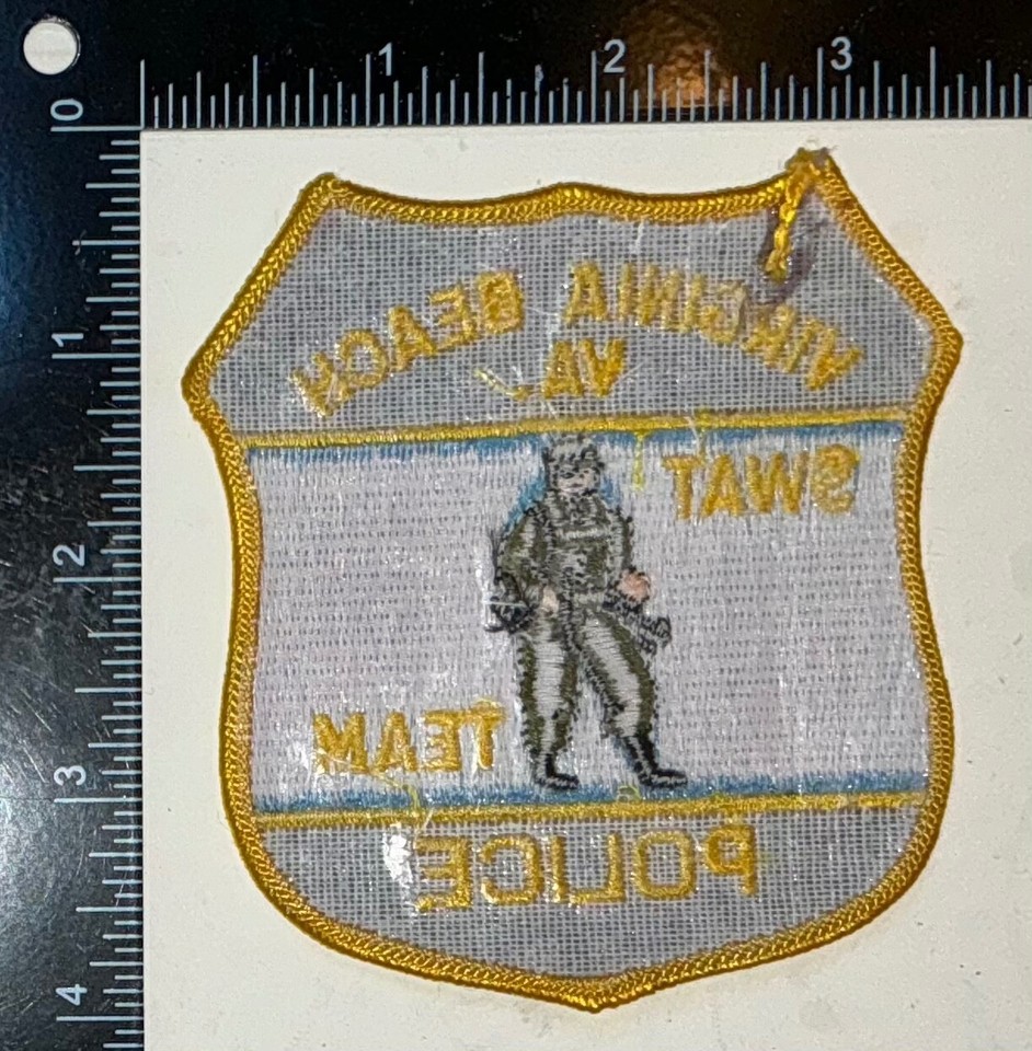 Virginia Beach VA SWAT Team Police Department Patch | eBay