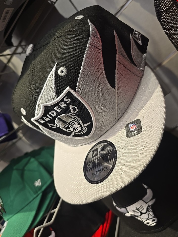 Las Vegas Raiders Oakland cap new ERA 9/fifty retro wave shark tooth ...