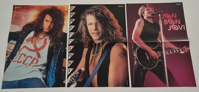 Jon Bon Jovi Posters Vintage 1980s or 90s | eBay
