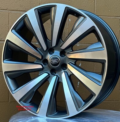 23'' inch Land Rover Range Rover Style Wheels Grey Machine 2023 HSE New ...