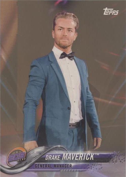 2018 Topps WWE Then Now Forever - Drake Maverick #124 Bronze (RC) for ...