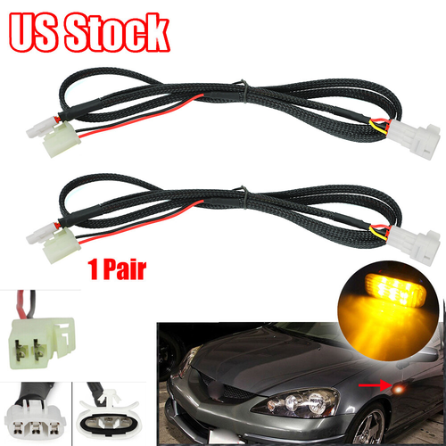 For Honda Civic JDM Fender Side Marker Light Harness EG DC EK JDM Side ...