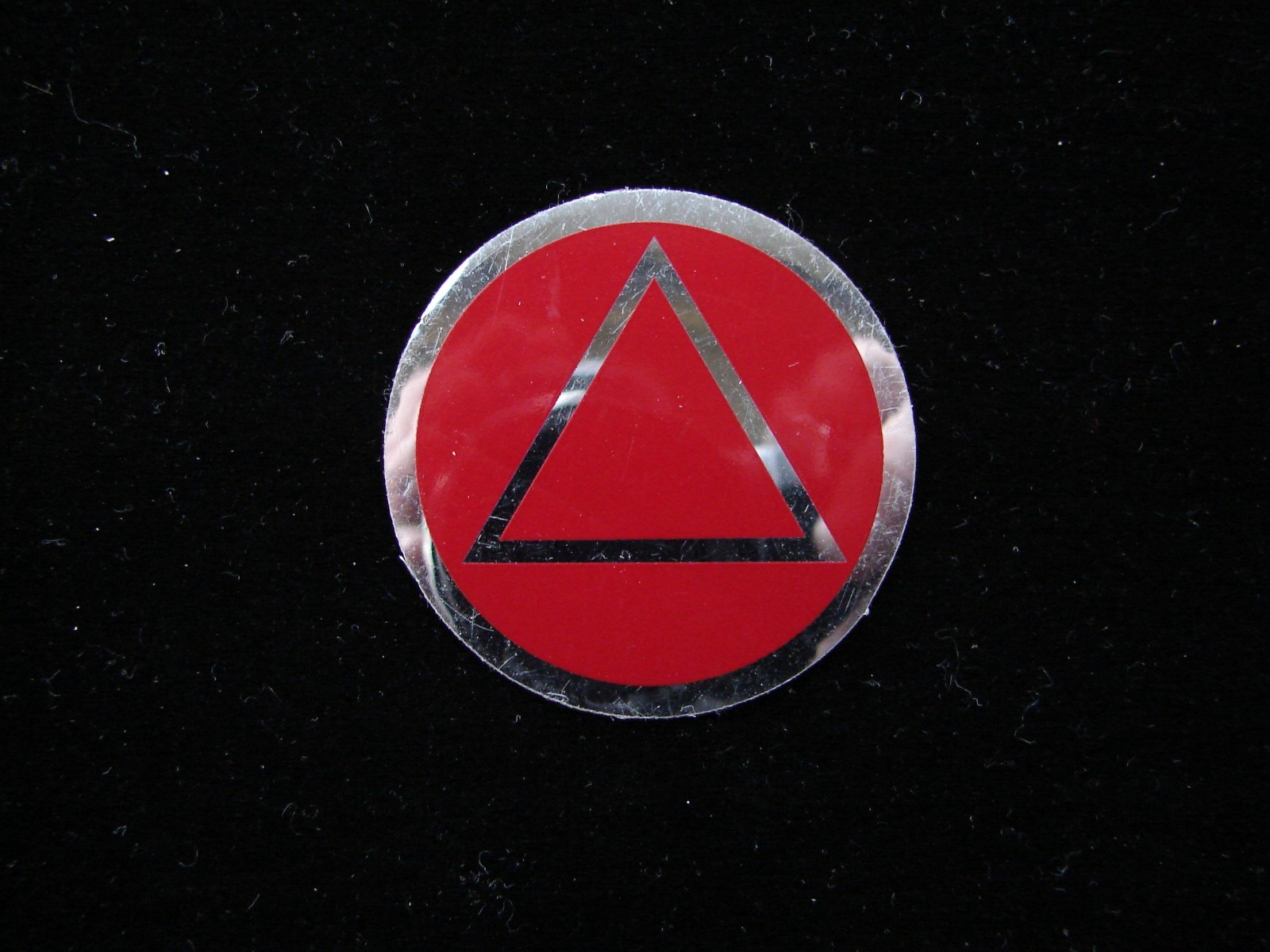 Alcoholics Anonymous AA Symbol Decal 1-1/2"" Round Window or Bumper ...