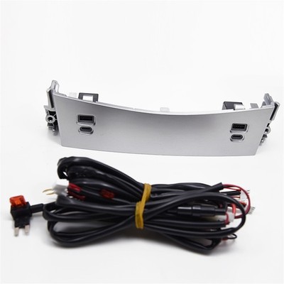 A/C Lower Panel Moditifed USB Charging Silver For Toyota Corolla 2010 ...