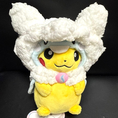 Pokémon Center Pikachu Wearing Mega Altaria Tyltalis Poncho Plush Toy ...