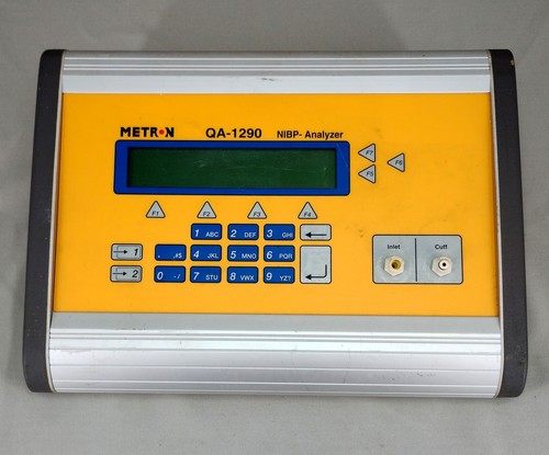 METRON QA-1290 NIBP ANALYZER - NON-INVASIVE BLOOD PRESSURE ANALYZER | eBay