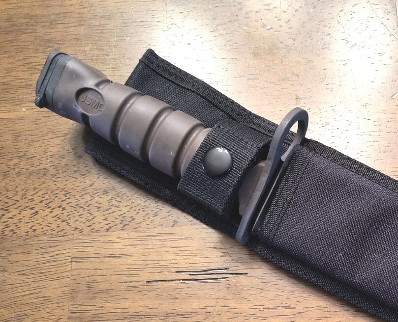 OKC-3S OKC3S Knife USMC Marine Corps Bayonet & Ontario Sheath Scabbard ...