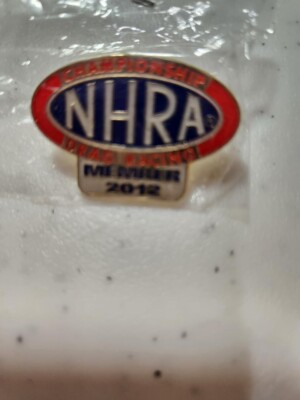 2012 NHRA MEMBER / DRAG RACING HAT PIN LAPEL PIN | eBay