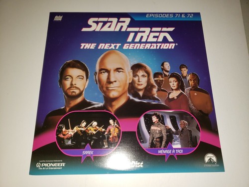 STAR TREK THE NEXT GENERATION Episodes 71 & 72 LaserDisc Laser Video ...