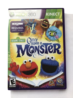 SESAME STREET - ONCE UPON A MONSTER 2011 XBOX 360 Game Kinect Required ...