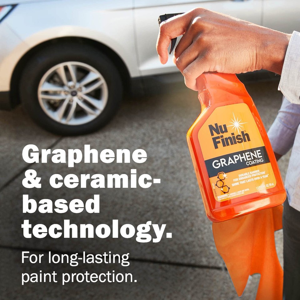 Nu Finish Graphene Coating Spray for exterior surfaces Graphene ...