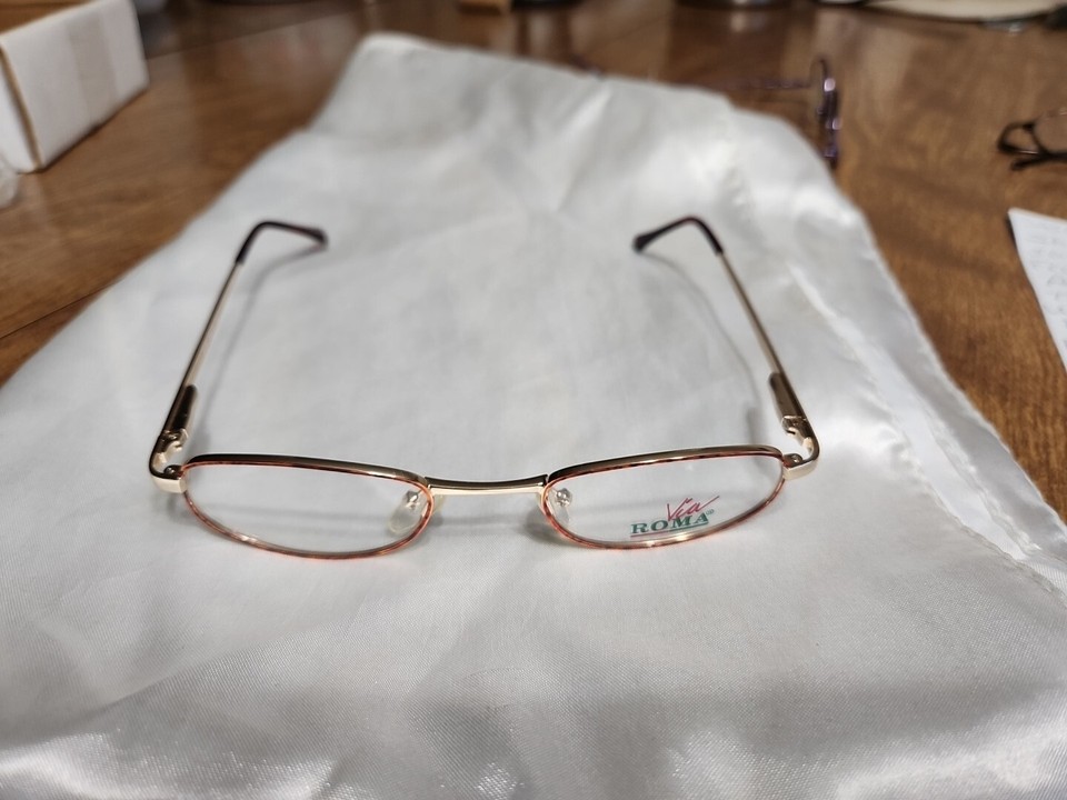 Via Roma 552 Tortoise 47-20-140 Eyeglass Frames, Flex Hinges | eBay