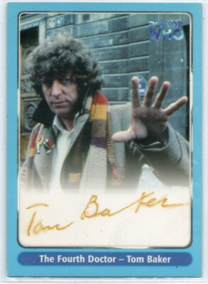 Tom Baker Autograph trading card (A1)- DOCTOR WHO DEFINITIVE SERIES 1 ...