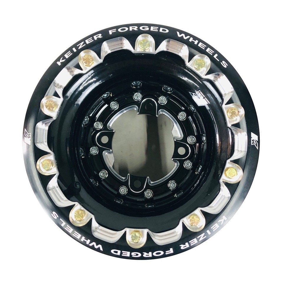 Yamaha Banshee 350 YFZ Keizer Racing Forged Beadlock Wheels 9" Rear 10 ...