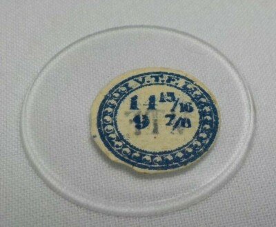 THICK GLASS POCKET WATCH CRYSTAL NEW OLD STOCK SIZE 14 15/16 7/8 ...