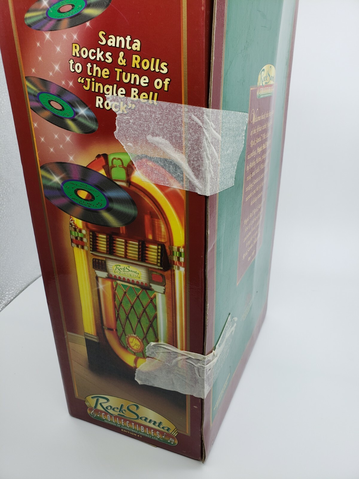 Rock Santa Collectibles Jingle Bell Rock Animated Santa Claus 1998 ...