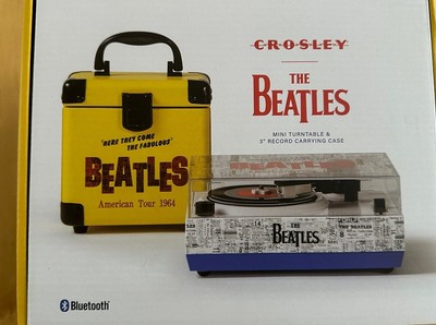 THE BEATLES! RSD 2024 Mini Turntable + 3" Vinyl Singles + Case - NEW ...
