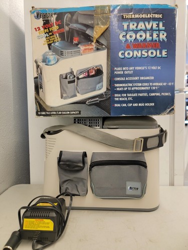 Vector Deluxe Console Travel Cooler and Warmer VEC223 Original Box & AC ...