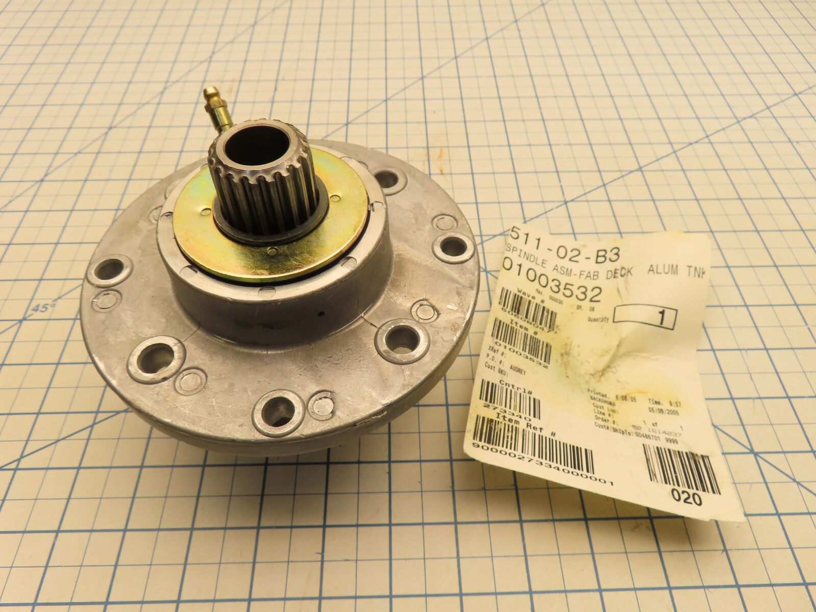 MTD Cub 01003532 Deck Spindle Assembly Fab Aluminum Housing | eBay