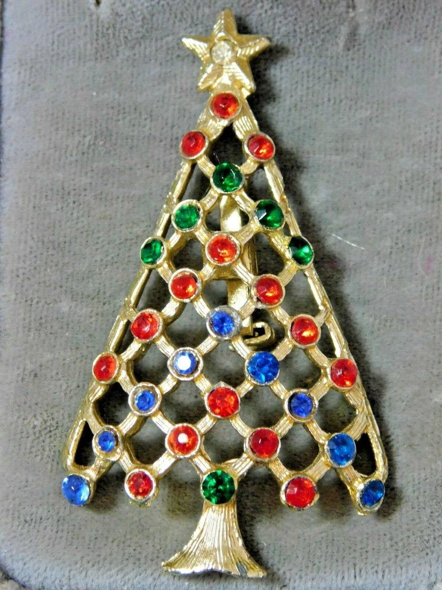 Vintage Christmas Tree Pins