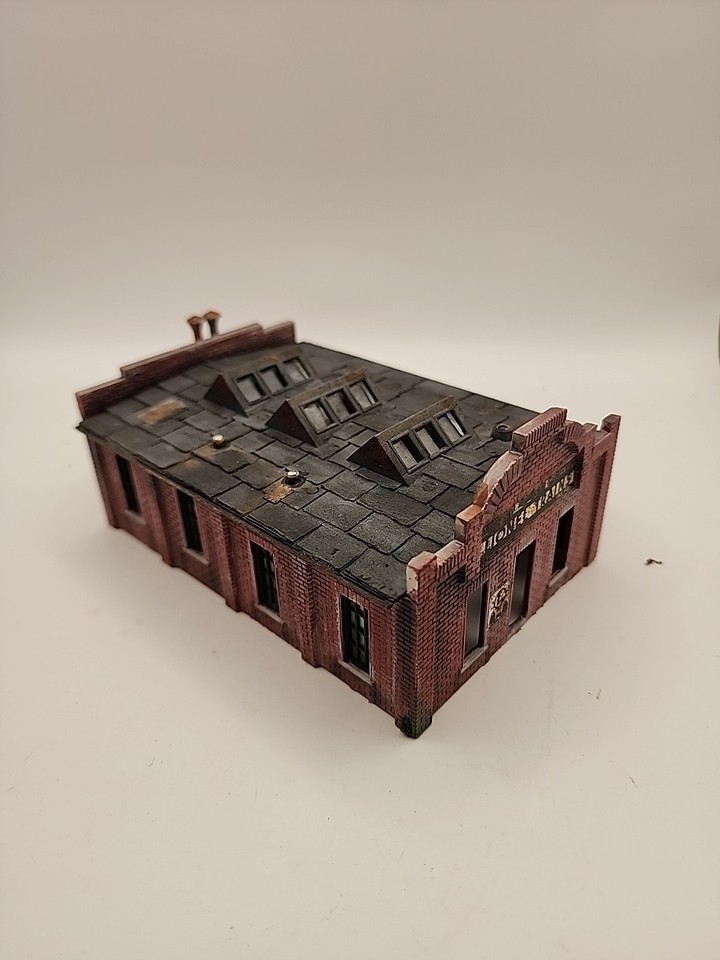 Vintage HO Scale Commercial Building Factory Warehouse Train Layout ...