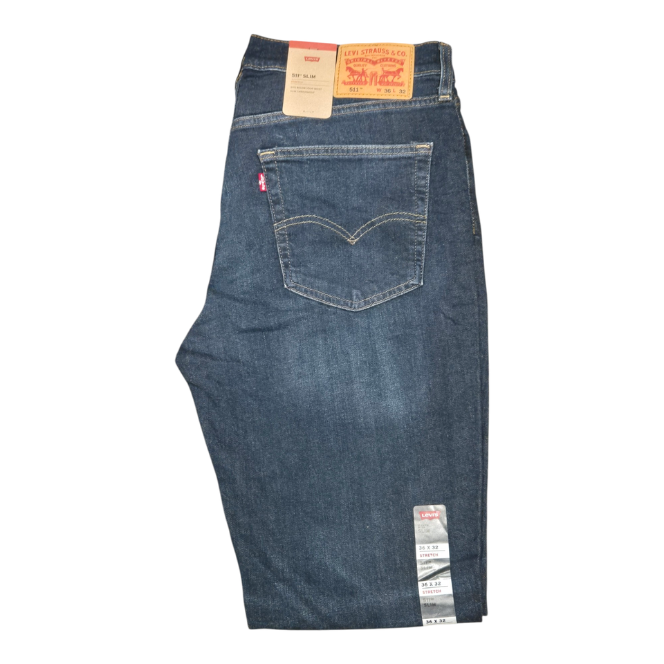 Levis Original 511 (BLUE Shades) Slim Fit Men's Stretchable Jeans | eBay UK