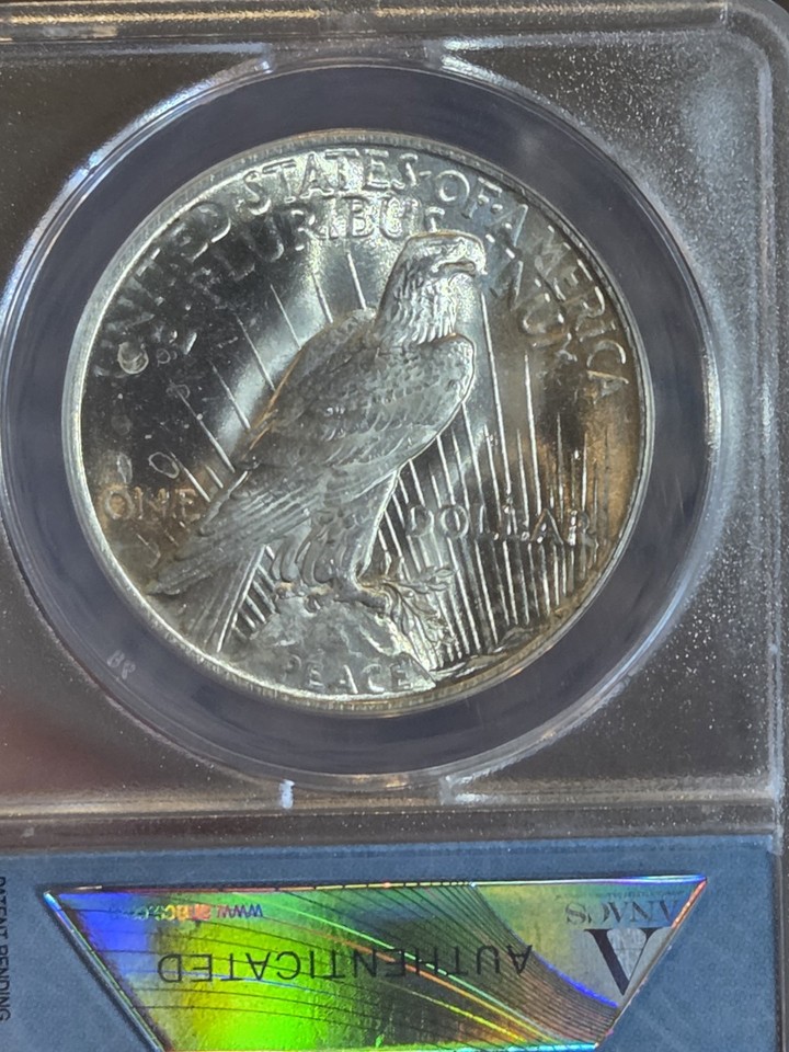 1923 $1 Peace Dollar ANACS MS65 Blue Label #4138420 | eBay