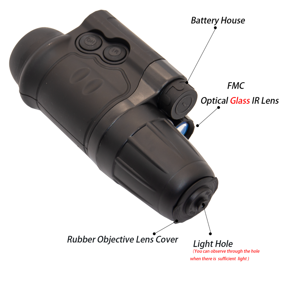 Digital Nightvision Monocular 6x30 IR Infrared Scope Hunting Camping ...