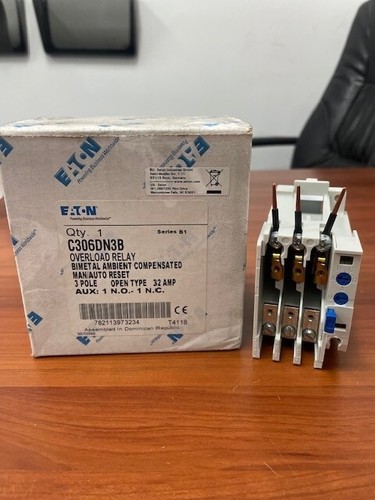 Cutler-Hammer Overload Relay C306DN3B Series B1 32A 3 Pole | eBay