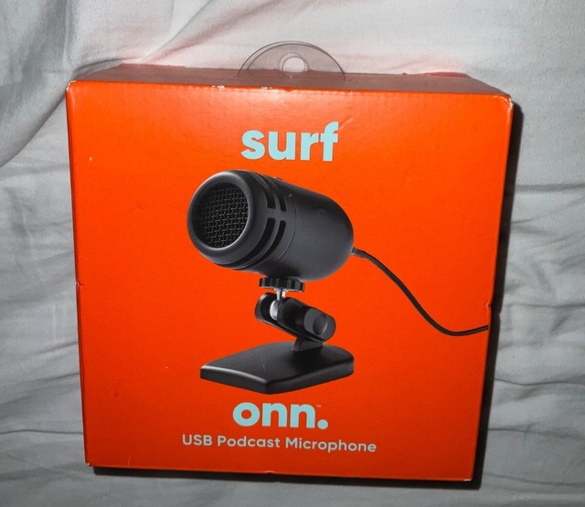 Surf Onn. USB Podcast Microphone Mic for Laptops PC Model 100009002 B33 ...