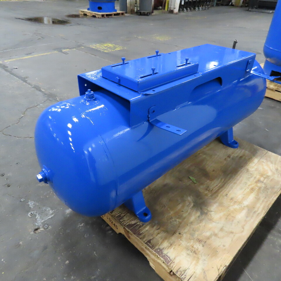 Brunner Eng. 80 Gallon Horizontal Compressed Air Receiver Storage Tank ...