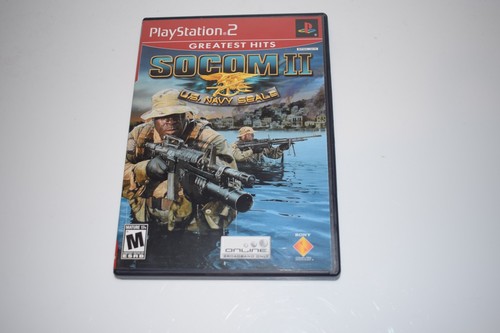 SOCOM II US Navy Seals -PLAYSTATION 2 PS2-COMPLETE IN BOX-TESTED (UNJ75 ...