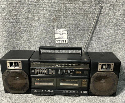 Panasonic RX-CT800 Portable AM FM Dual Cassette Boombox | eBay