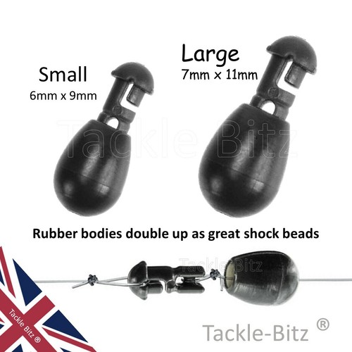 Black Quick Change Beads Carp Fishing Tackle For Hook Links Rigs Method ...