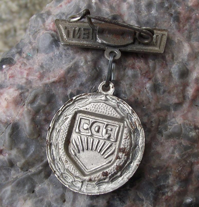 1967 FDJ Freie Deutsche Jugend East German DDR 7th VII Parlament Medal ...