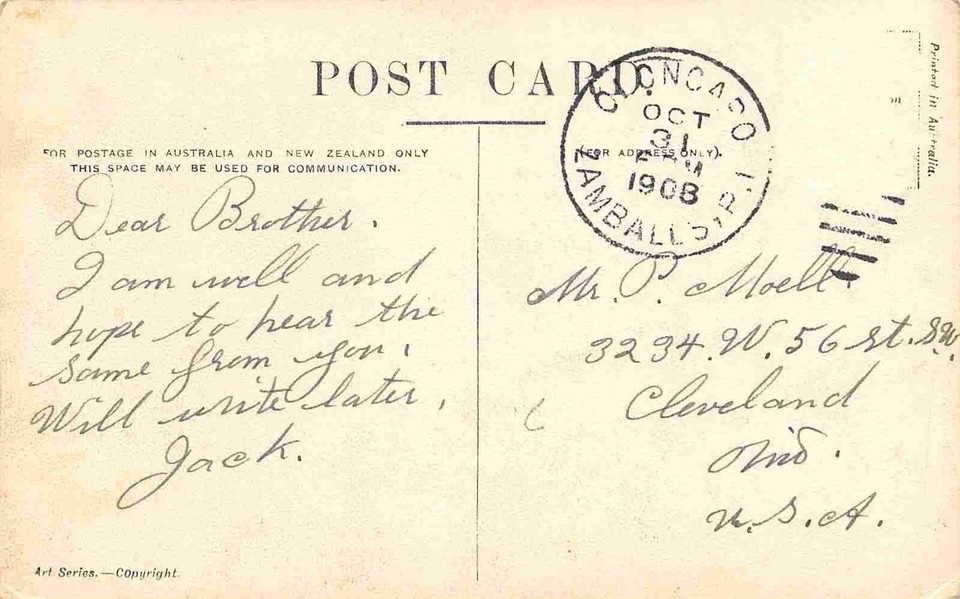 Colonial Secretary's Office Sydney NSW Australia 1908 postcard | eBay